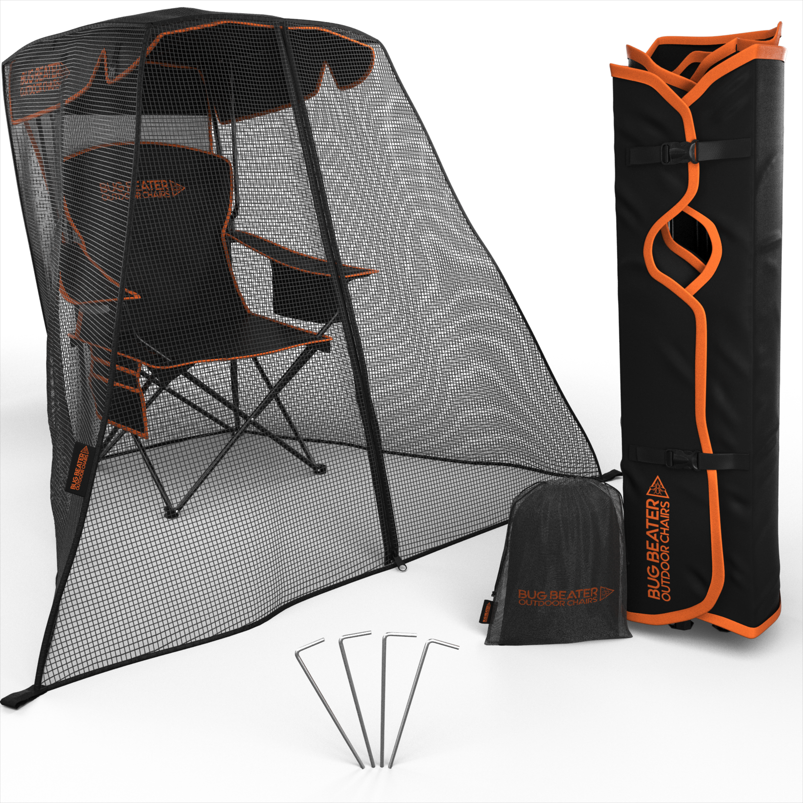 The Bug Beater™ 2.0 - The All-In-One Canopy Chair, Bug Net, & Cooler ...